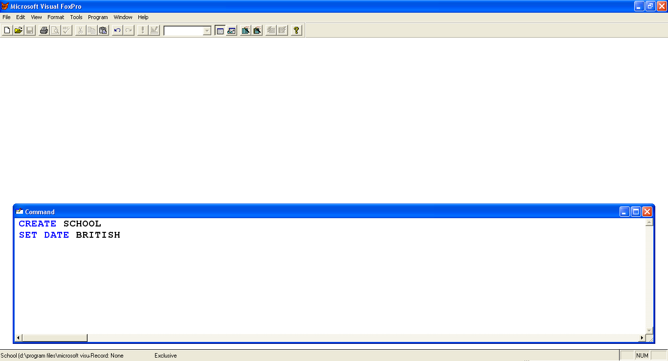 Microsoft Visual FoxPro 6.0 Database Table – Samasto